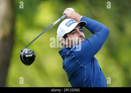 Juan Postigo tees off on the 2nd during day two of The G4D Open at ...