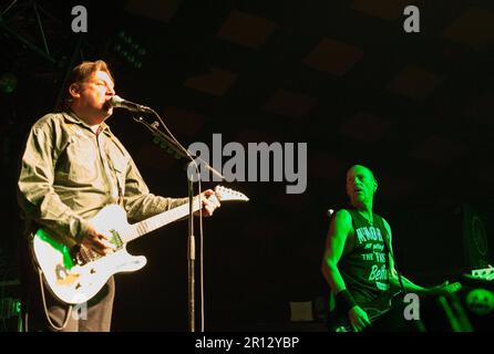 Bassist Ali McMordie at a Stiff Little Fingers St Patricks day gig at ...
