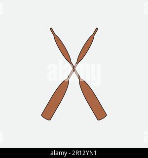 Woodcut Illustration of an Oar. - Vector Stock Vector Image & Art - Alamy