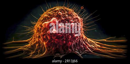 The cancer cell: the fight against the invisible enemy. generative AI ...