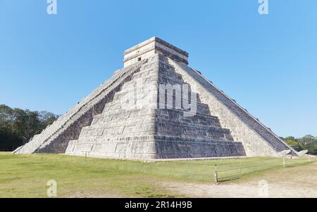 El Castillo, or the Temple of Kulkucan at Chichen Itza, is one of the ...
