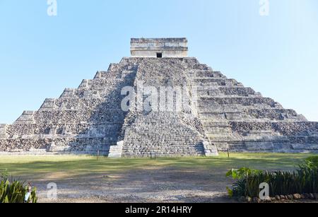 El Castillo, or the Temple of Kulkucan at Chichen Itza, is one of the ...
