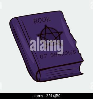 Hand-drawn book of witch spells vector illustration Stock Vector Image ...