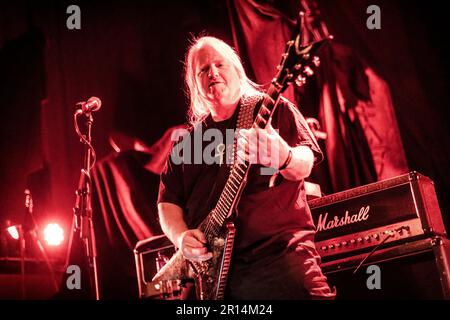 The American death metal band Nile performs a live concert at ...