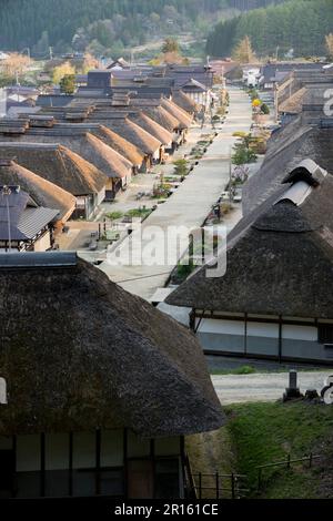 Thatched roof village of Ouchijuku Stock Photo - Alamy