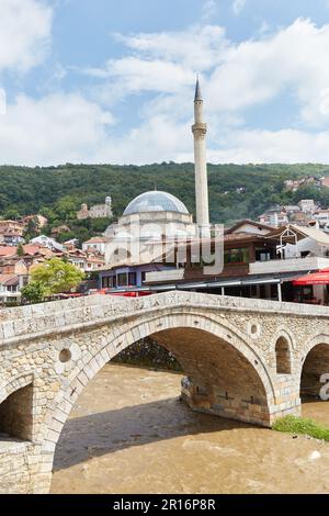 The well-preserved historic town of Prizren, Kosovo, known for its ...