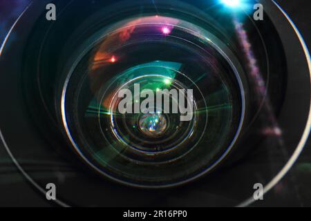 detail of glass lense as photography background Stock Photo - Alamy