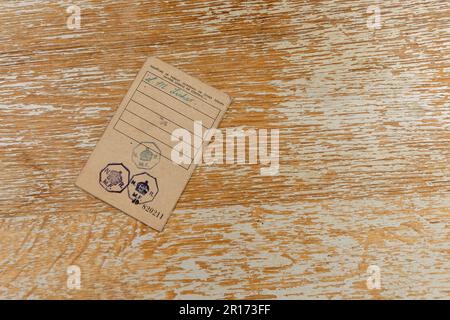 From the 1940s a United Kingdom national identity card for a child ...