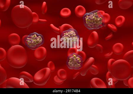 Batroxobin a snake venom enzyme (hemotoxin) in the human blood flow ...