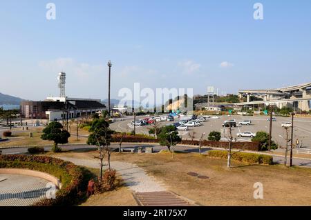 Yoshima parking area Stock Photo - Alamy