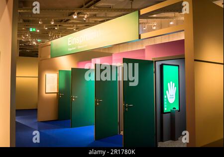 Coloured doors and the democratic voting system, Swiss National Museum ...