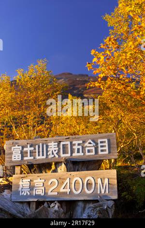 Mount Fuji fifth station back entrance Stock Photo - Alamy