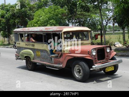 The Philippines, Angeles: the ubiquitous Jeepney, originally a modified ...