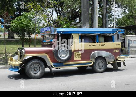 The Philippines, Angeles: the ubiquitous Jeepney, originally a modified ...