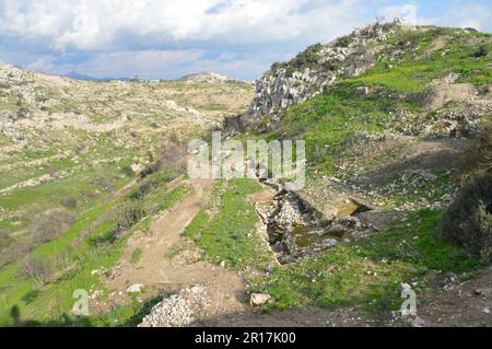 Cyprus, Khirokitia-Vouni (Choirokoitia) aceramic Neolithic site, a ...
