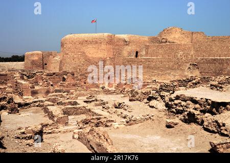 Bahrain, Manama: newly restored Qalat al-Bahrain Fortress, also known ...