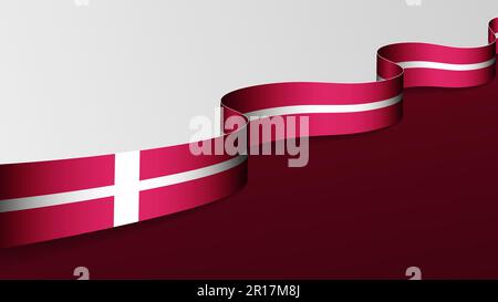 Denmark ribbon flag background. Element of impact for the use you want ...