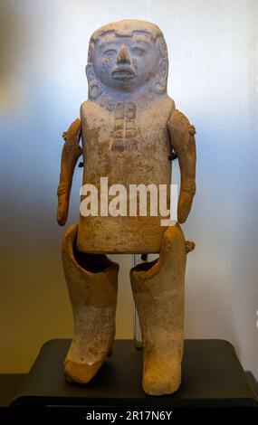 Articulated female figure, from Jaina, Terminal Classic period, Mayan ...