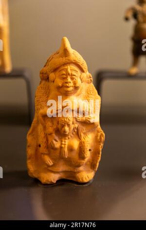 Classic Maya Clay Figurine, Jaina Island, Campeche. Maya Gallery, INAH ...