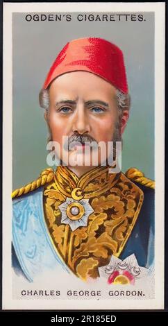 General Gordon - Vintage Cigarette Card 01 Stock Photo - Alamy