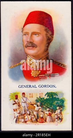 General Gordon - Vintage Cigarette Card 02 Stock Photo - Alamy