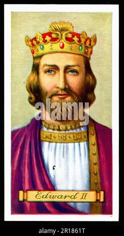 King Edward I - Vintage Cigarette Card 02 Stock Photo - Alamy
