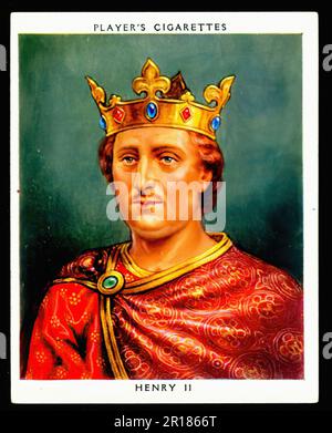 King Henry II - Vintage Cigarette Card 01 Stock Photo - Alamy