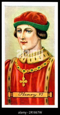 King Henry I - Vintage Cigarette Card Stock Photo - Alamy