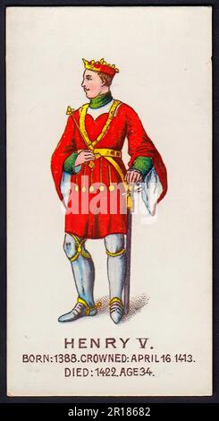 King Henry I - Vintage Cigarette Card Stock Photo - Alamy