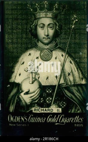 King Richard II - Vintage Cigarette Card 03 Stock Photo - Alamy