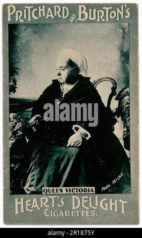 Queen Victoria - Vintage Cigarette Card 03 Stock Photo - Alamy