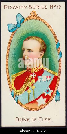 The Duke of Fife - Vintage Cigarette Card 01 Stock Photo - Alamy