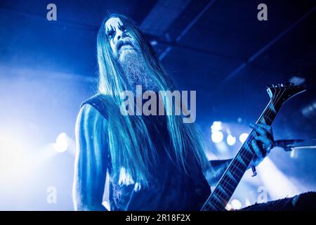 Oslo, Norway. 06th, April 2023. The Norwegian death metal band Blood Red Throne performs a live ...