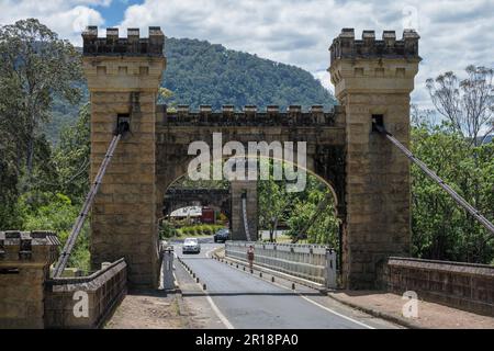 Hampden Bridge, Kangaroo Valley, New South Wales, Australia Stock Photo ...