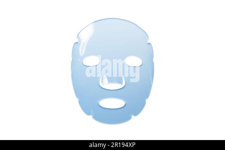 Facial mask and cosmetic concept, 3d rendering. Digital drawing Stock ...