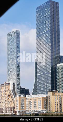 Newfoundland Quay and Landmark Pinnacle skyscraper buildings at the ...