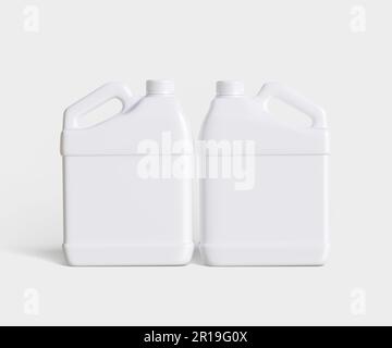 Container jerrycan plastic white color and realistic texture Stock ...