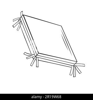 Vector illustration Adufe large square tambourine in Portugal of Arabic ...