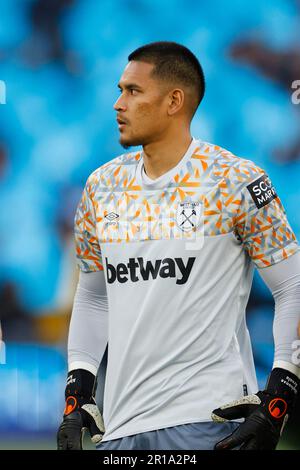 Goalkeeper Alphonse Areola (13 West Ham) looks on during the Premier ...