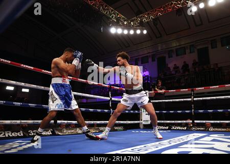 Karol Itauma (right) competes against Khalid Graidia (left) in the ...