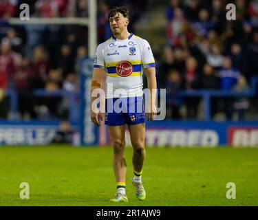 Matty Ashton #5 of Warrington Wolves during the pre match warm up Stock ...
