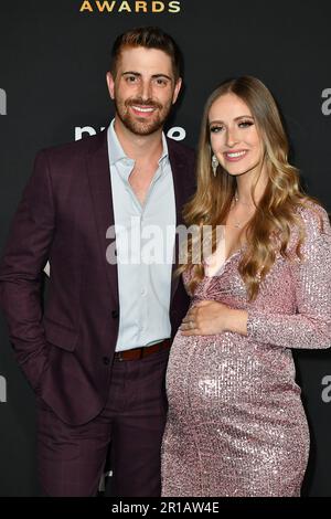 Jesse Callahan, Sarati attend the 58th Academy Of Country Music Awards ...