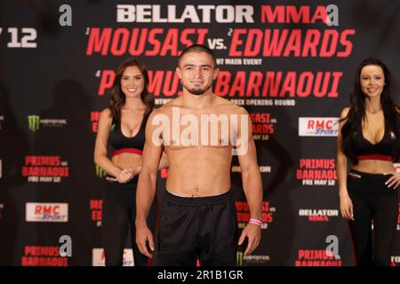 PARIS, FRANCE - MAY 11: Sarvarjon Khamidov and Kevin Petshi poses for ...
