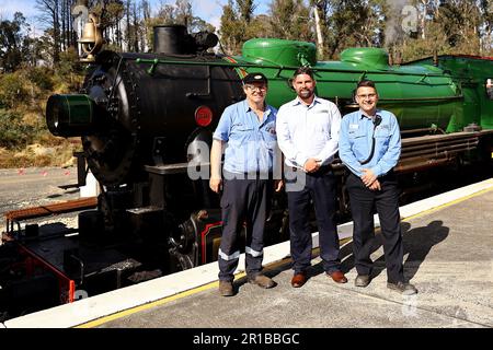 Driver Lee Wiggins poses for a photo during the reopening of the ...