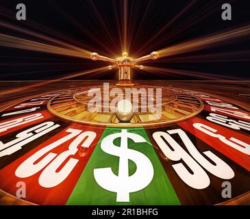 high resolution 3D rendering of a roulette concept Stock Photo - Alamy