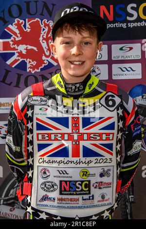 Manchester, UK. 12th May 2023. Kane Newby during the British Youth ...