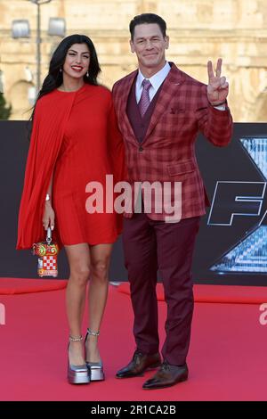Shay Shariatzadeh, John Cena attending the New York Premiere of "Little ...