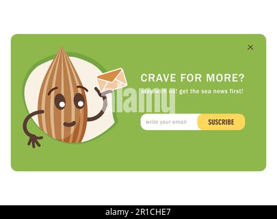 Subscribe cartoon vector mailout template Stock Vector Image & Art - Alamy
