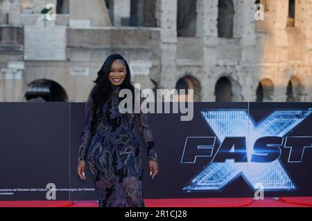Zelie Timothy attends at the red carpet of the world premiere of movie ...