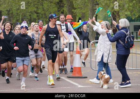 Ultra-athlete, campaigner and TV personality Josh Patterson, outside ...